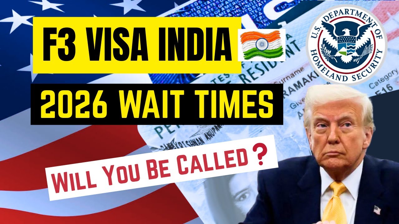 2026 F3 Visa Wait Time for India | Real Backlog & When You’ll Be Called ...