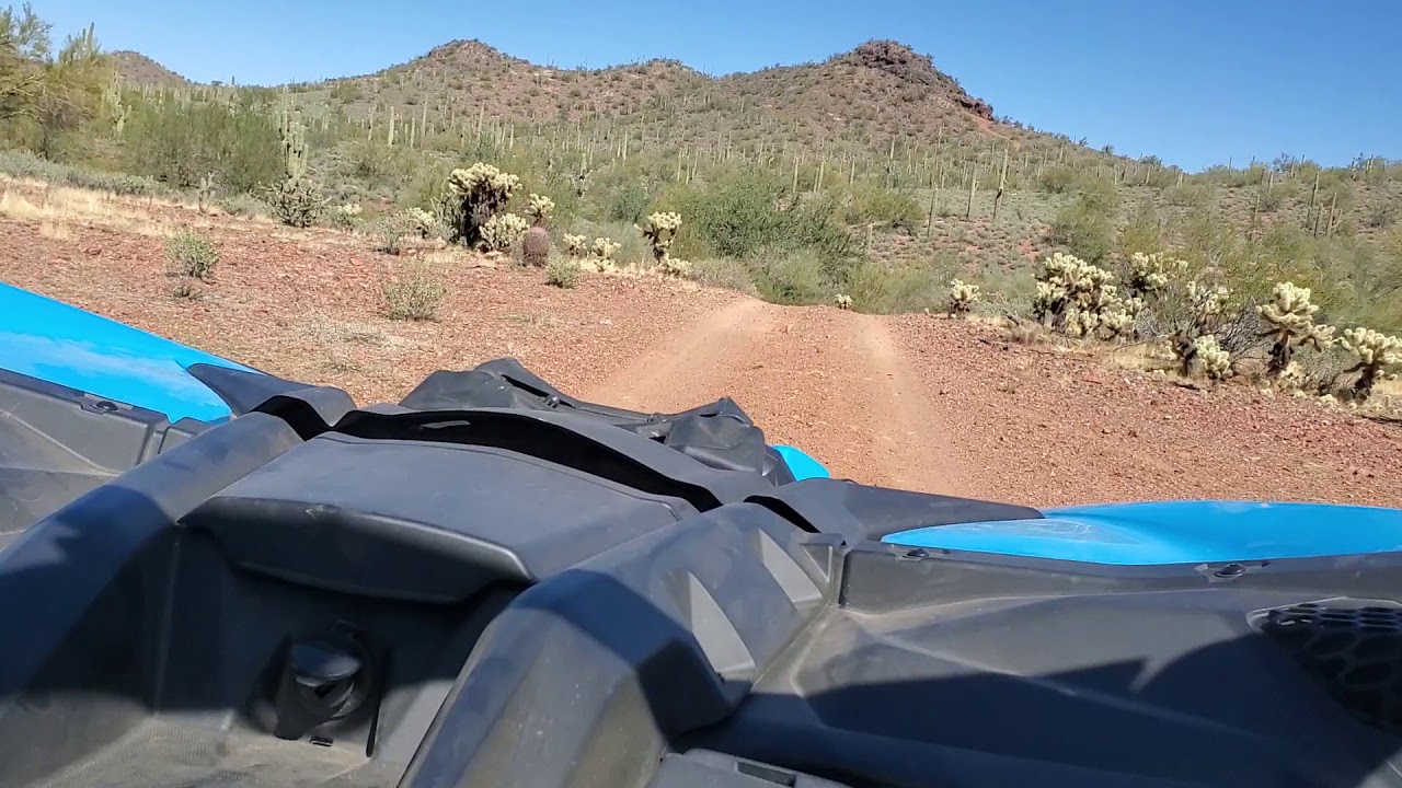 Trails behind Whitman AZ. - YouTube