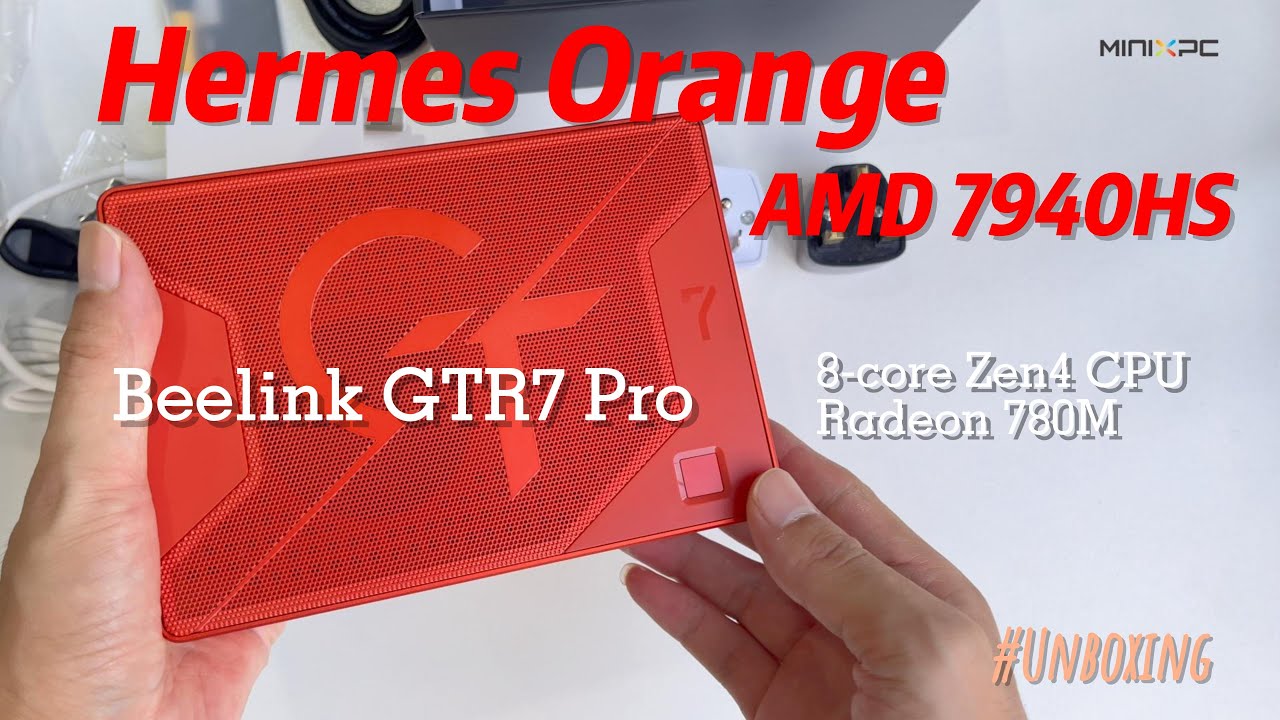 Beelink GTR7 PRO Mini PC AMD Ryzen 9 7940HS RDNA 3 GPU Gaming Minipc ...