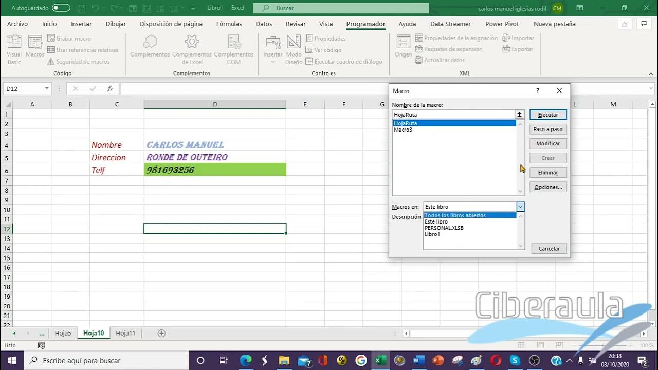 Curso online de Macros Excel para no programadores - V1 - YouTube