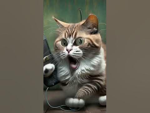 кот звонит - YouTube