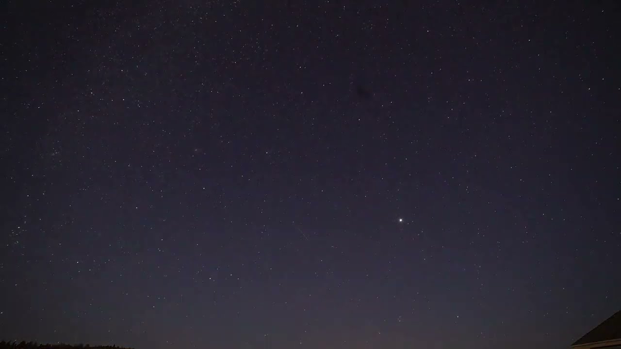 Night Sky timelapse (unedited), facing east, October 24-25, 2022 - YouTube