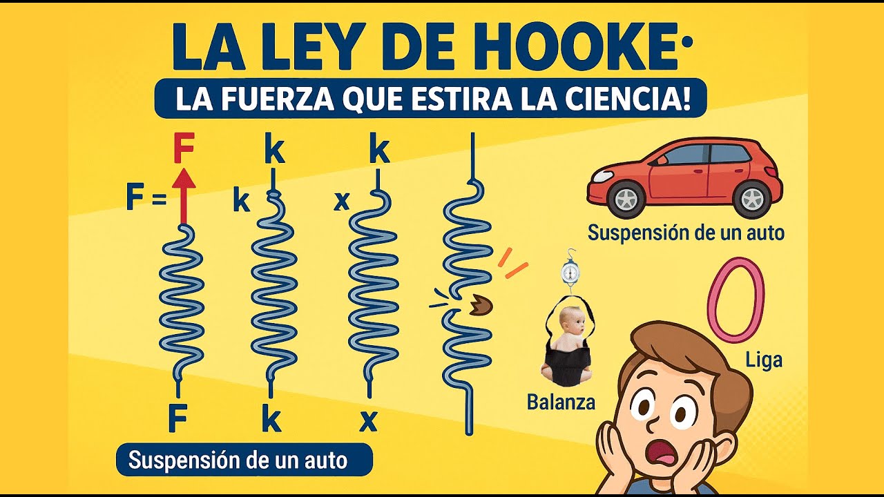 Ley de Hooke Fácil | Aprende con Ejercicios Resueltos Paso a Paso - YouTube