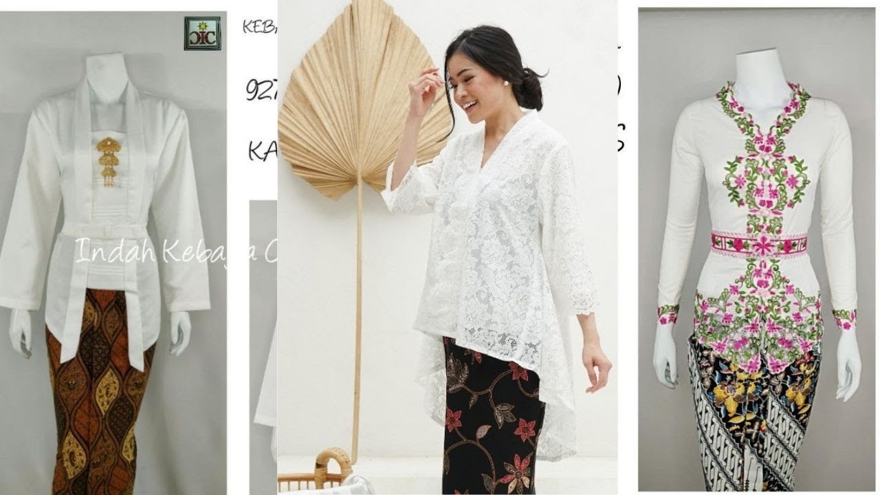 21 Model Kebaya Putih Modern yang Cocok untuk Semua Acara - YouTube