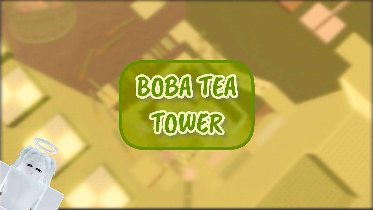 °~Boba Tea Tower~° | matcha tower🍵| Roblox - YouTube