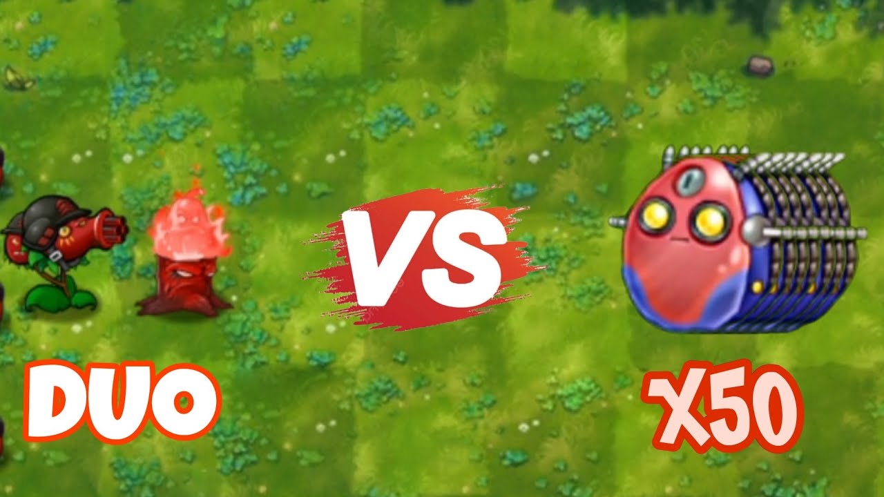 Pvz fusion - Ultimate cherry shooter + Ultimate torch vs 50 zombies ...
