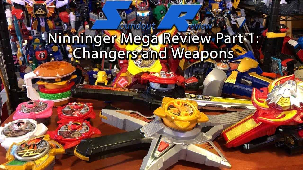Shuriken Sentai Ninninger Mega Review Part 1 - Changers and Weapons ...