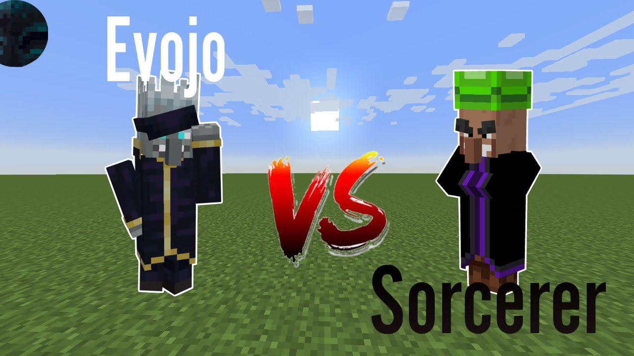 Evojo (WIP) Vs Sorcerer (TAV) | Minecraft Bedrock Edition Battle - YouTube