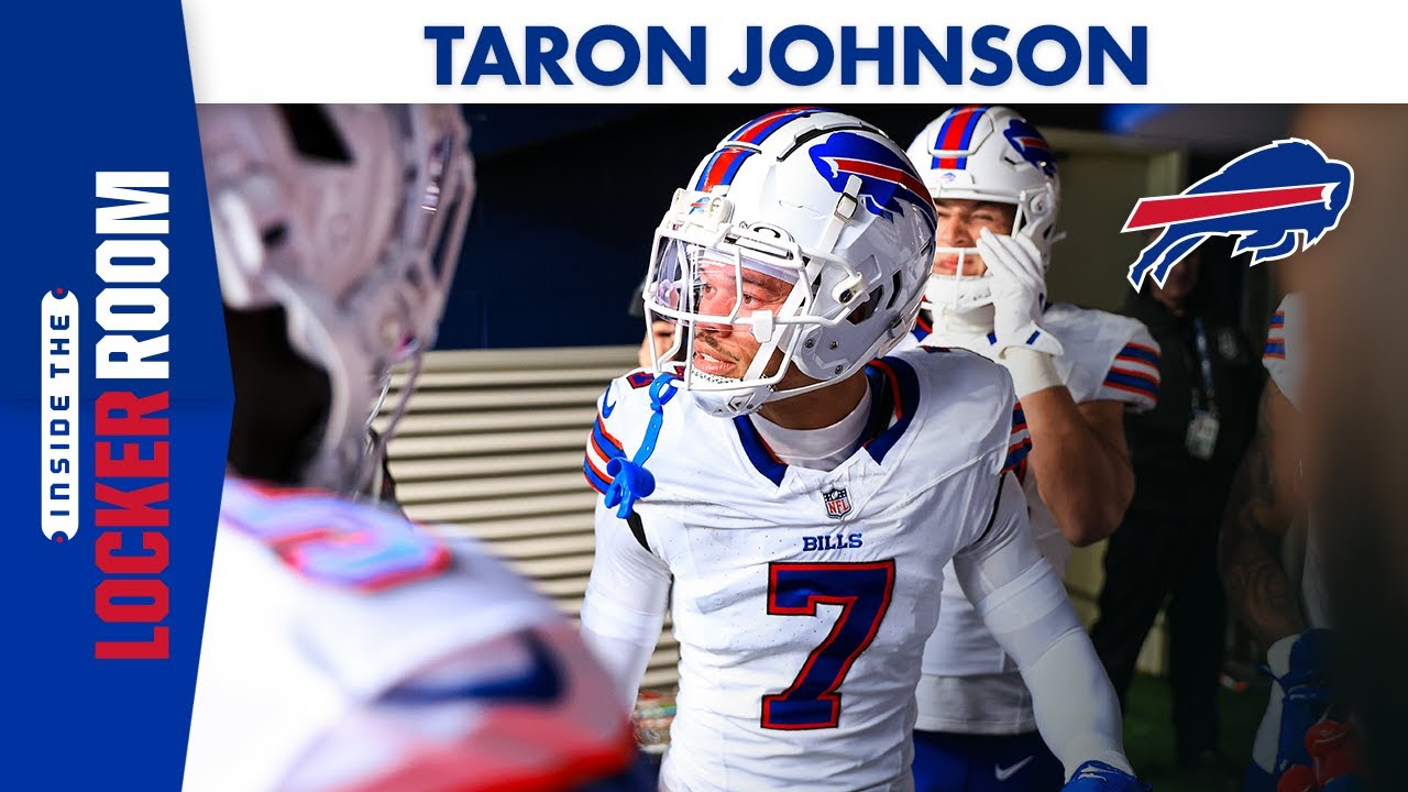 Taron Johnson: “Ready To Play” | Buffalo Bills - YouTube
