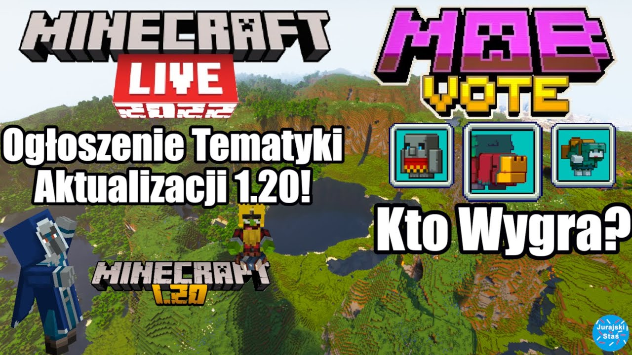 MINECRAFT LIVE 2022 | MOB VOTE 2022 | Co Nowego!? | Pierwszy Live Na ...