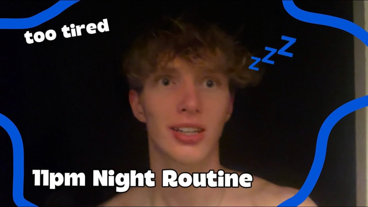 my 11pm night routine (QUICK) - YouTube
