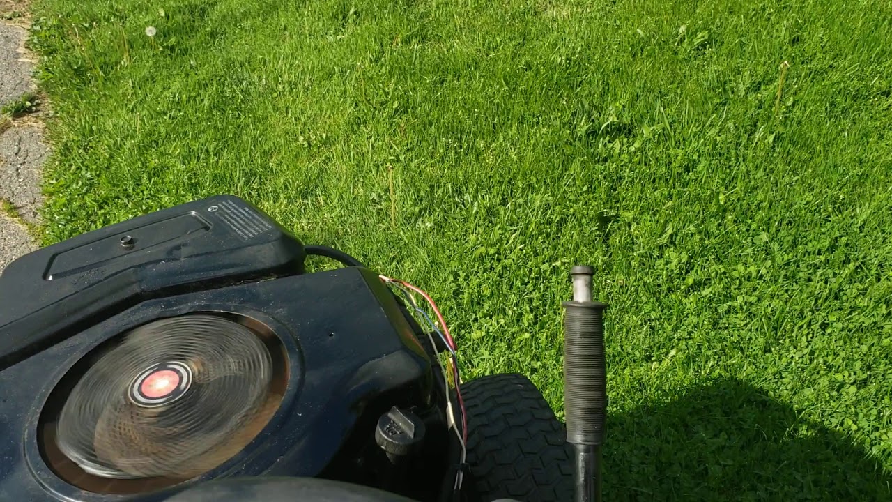 Craftsman LT1000 First Cut in??? - YouTube