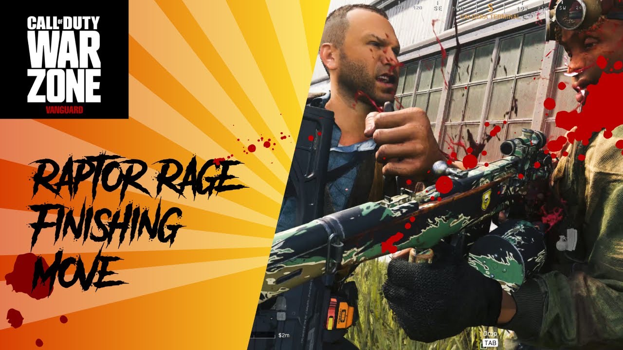 Raptor Rage Finishing Move WARZONE Vanguard - YouTube