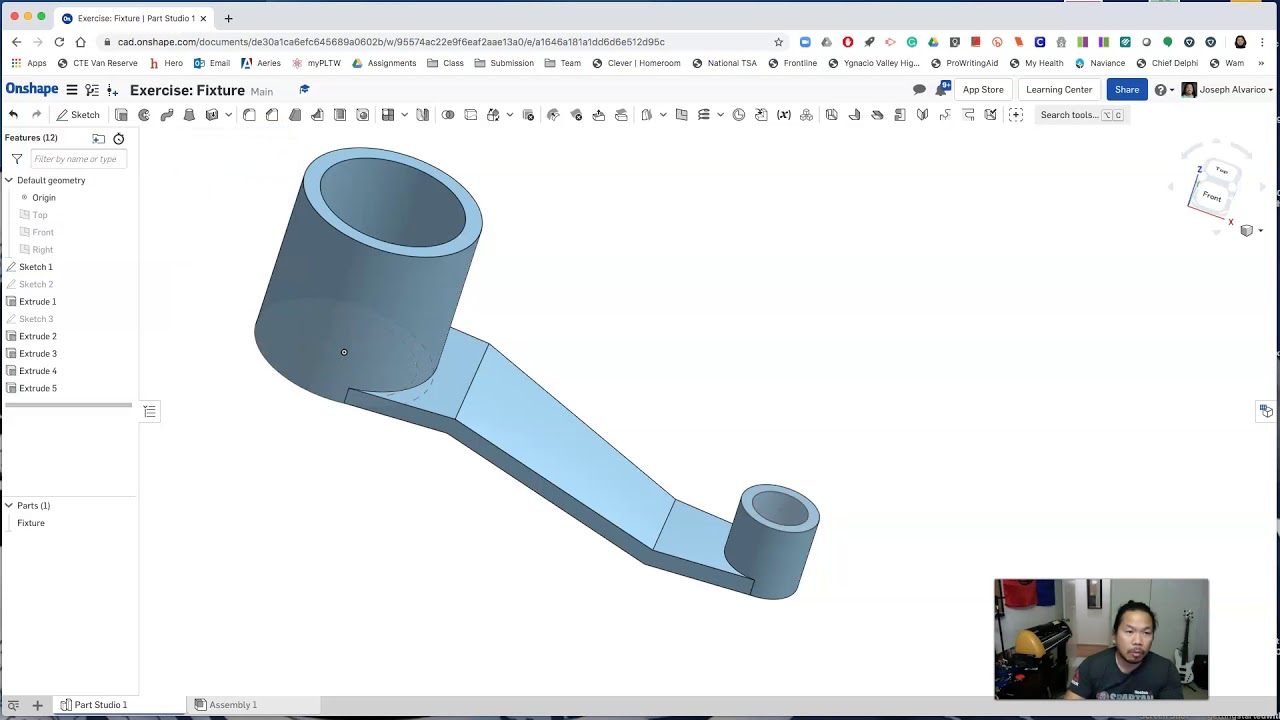 Onshape Exercise: Fixture - YouTube