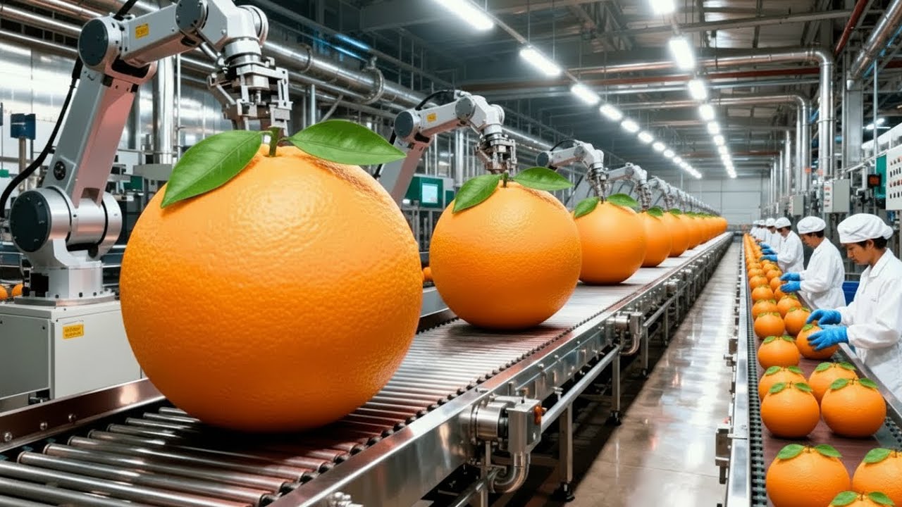 Inside the Biggest Orange Farm & Factory – From Seed to Harvest (Full ...