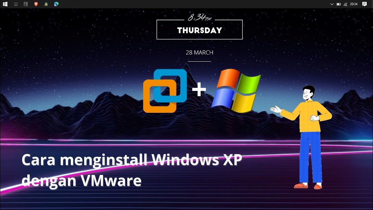 Tutorial Install Windows Xp menggunakan VMware | Tugas Sistem oprasi @universitasmandiri9618 ...