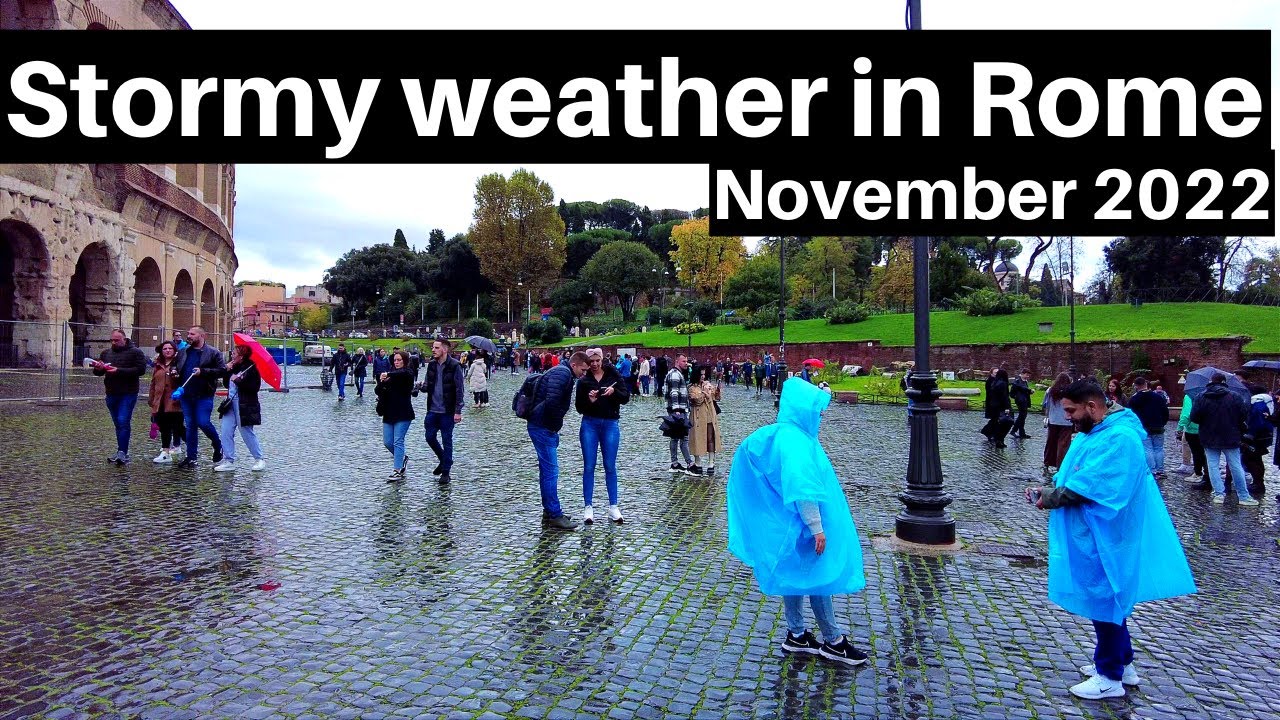 Rome Italy - This is how Rome looks during stormy weather. Colosseum to ...