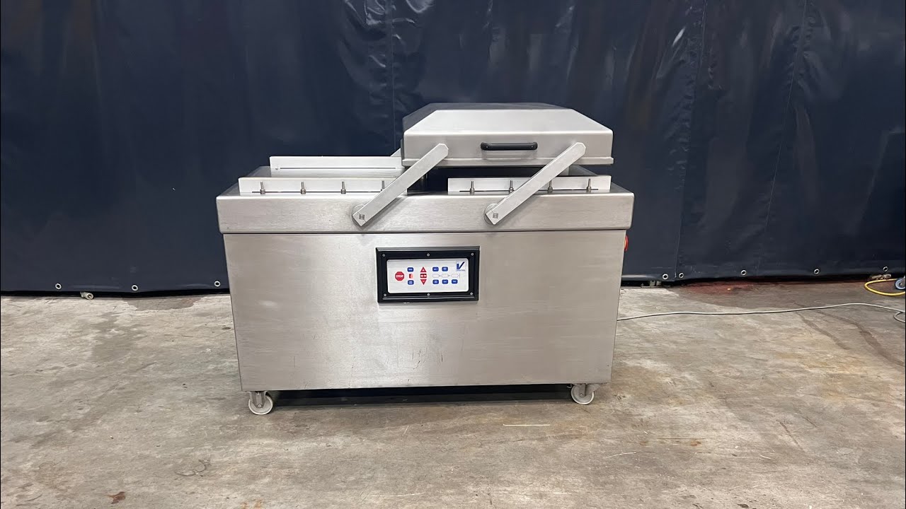 InterVac 11/11 2011 two chamber packing machine - YouTube