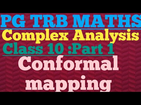 PG TRB MATHS Conformal mapping of complex analysis - YouTube