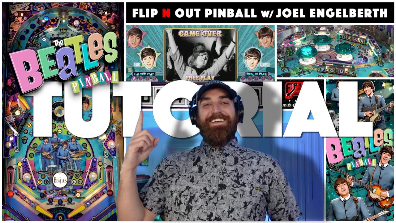 The Beatles Pinball Tutorial (Flip N Out Pinball, 2025) - YouTube