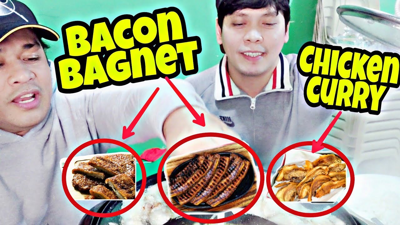 MUKBANG BACON BAGNET // CHICKEN CURRY // NAPAKASARAP // - YouTube