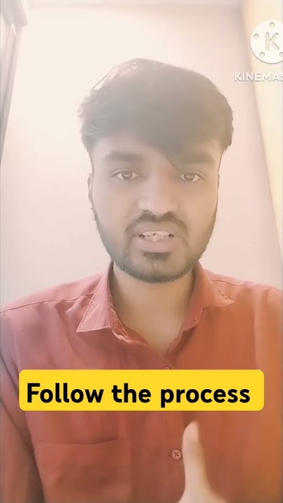 follow the process - YouTube