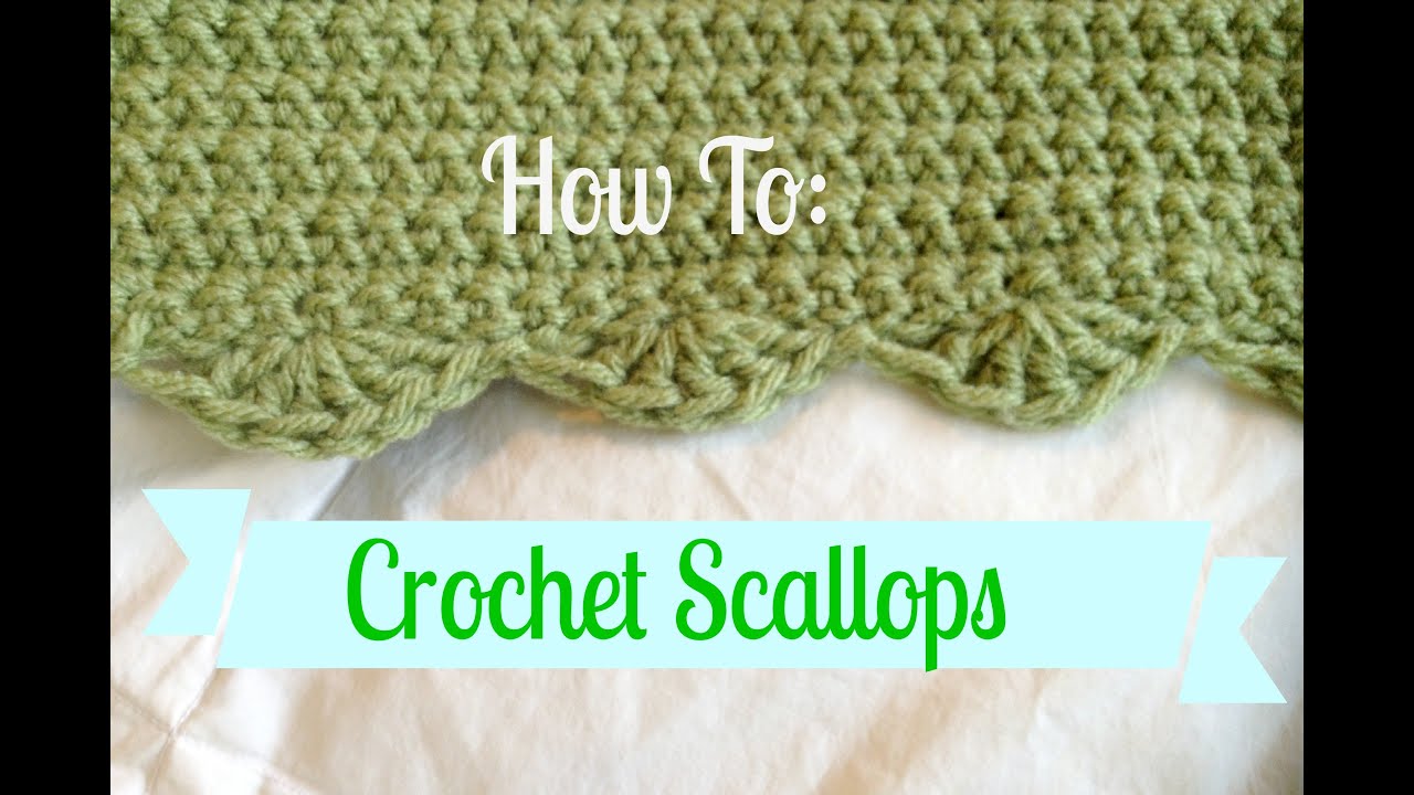 Crochet Scallops - YouTube