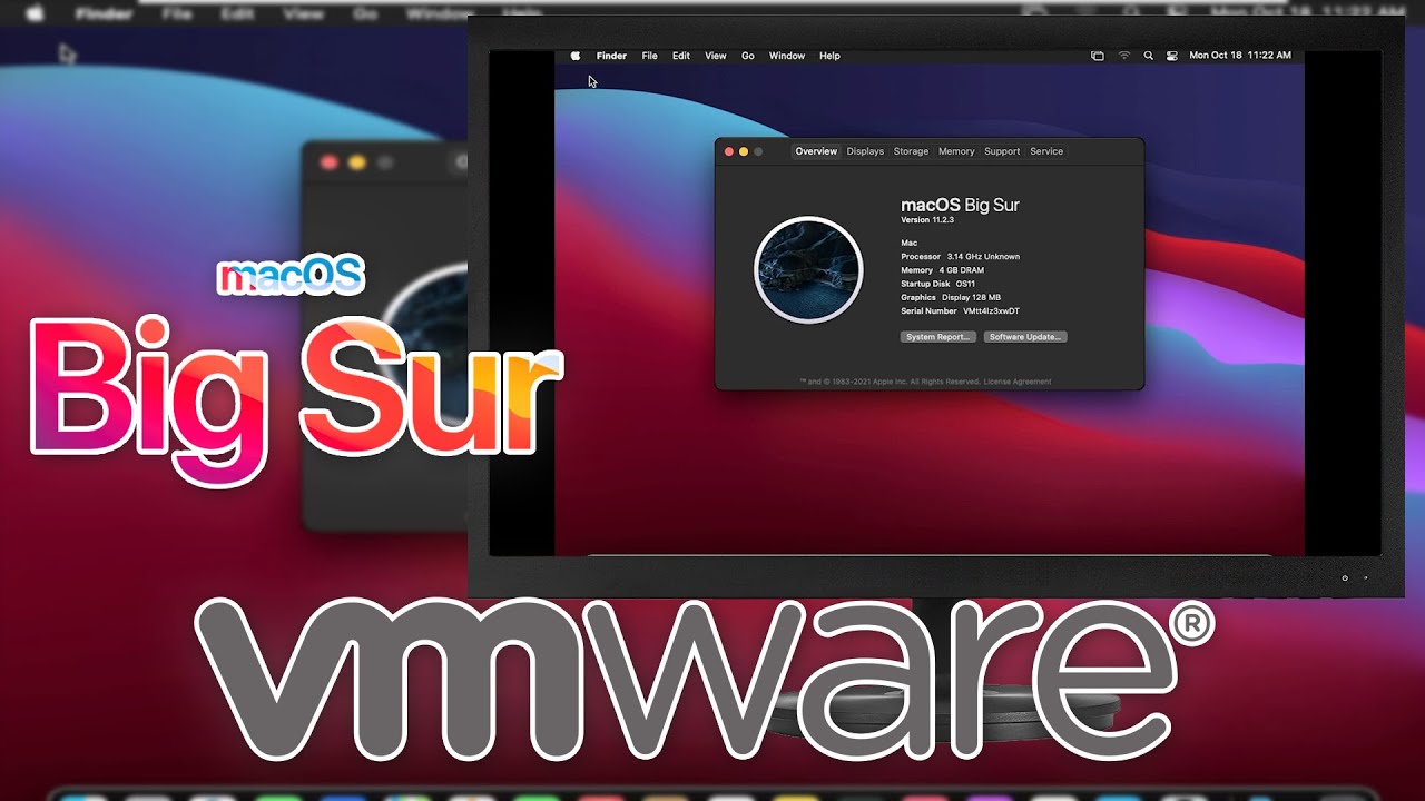 Running a MacOS Big Sur VM in VMware - YouTube
