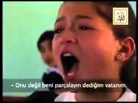 Fələstinli qiz fəryadı ilə ürəkləri parçaladı.........