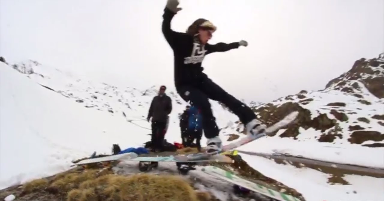Here's How You Turn a Boulder into the Best Snowboard Fun Box Ever ...