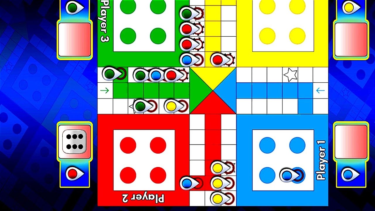 Ludo game in 4 players || Ludo King || ludo gameplay लूडो किंगगेम ...
