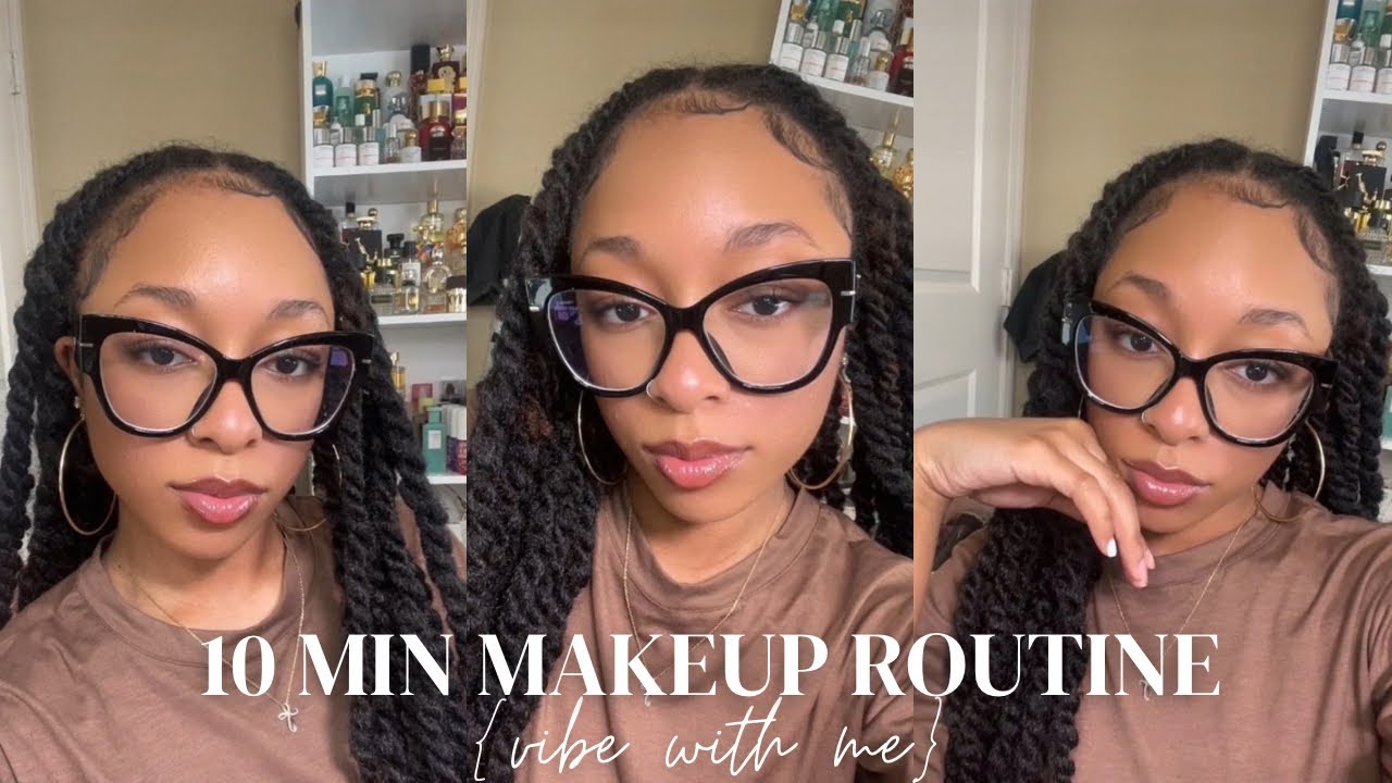 EASY EVERYDAY 10 MIN NATURAL MAKEUP ROUTINE | textured skin & acne ...