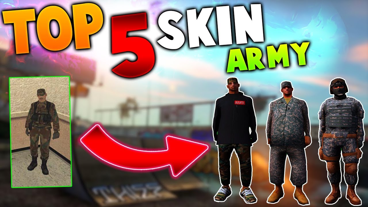 Top 5 Skin (Army id 287) Para GTA San Andreas y SAMP 2023 - YouTube