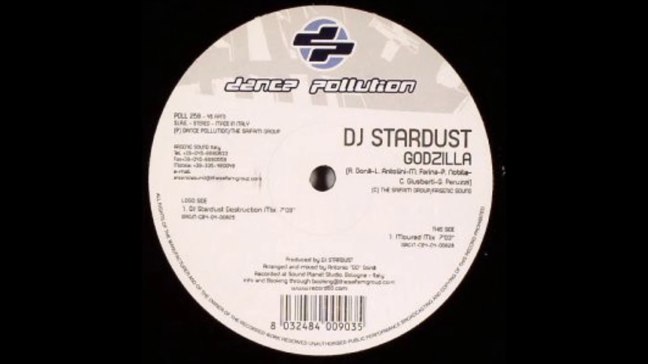 DJ Stardust - Godzilla (DJ Stardust Destruction Mix) -2004- - YouTube