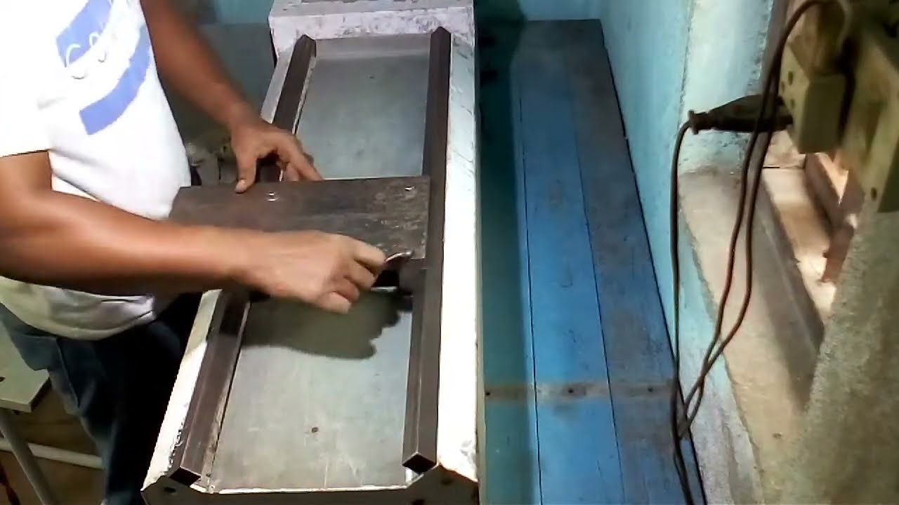 Homemade lathe machine#1 - YouTube