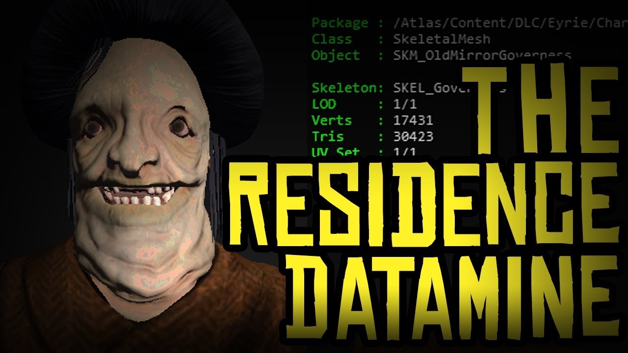 OLD LADY FACE! THE RESIDENCE DATA MINE - LITTLE NIGHTMARES - YouTube