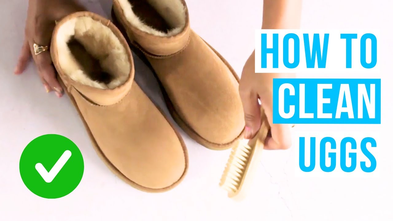 How to CLEAN UGGS at home - YouTube