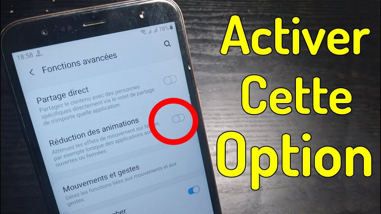 Option Caché Dans Votre Téléphone Vous Aider a Accélérer Et Augmente La ...