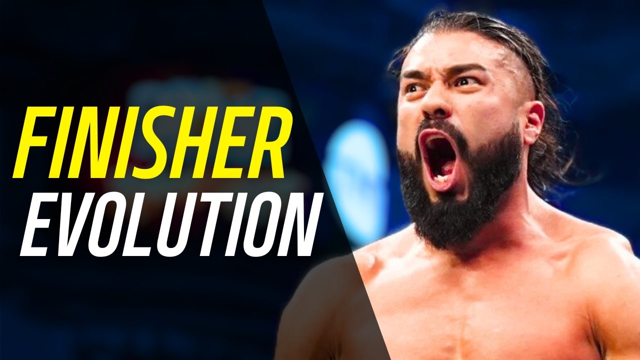 All 11 FINISHERS of Andrade (La Sombra) | Finisher Evolution - YouTube