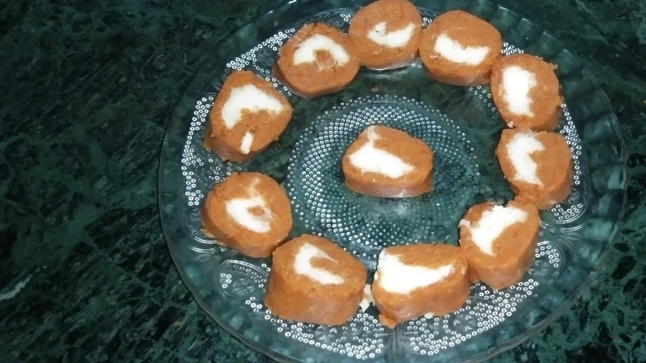 BISCUIT MAVA ROLL😋👌👍(Sweets) - YouTube