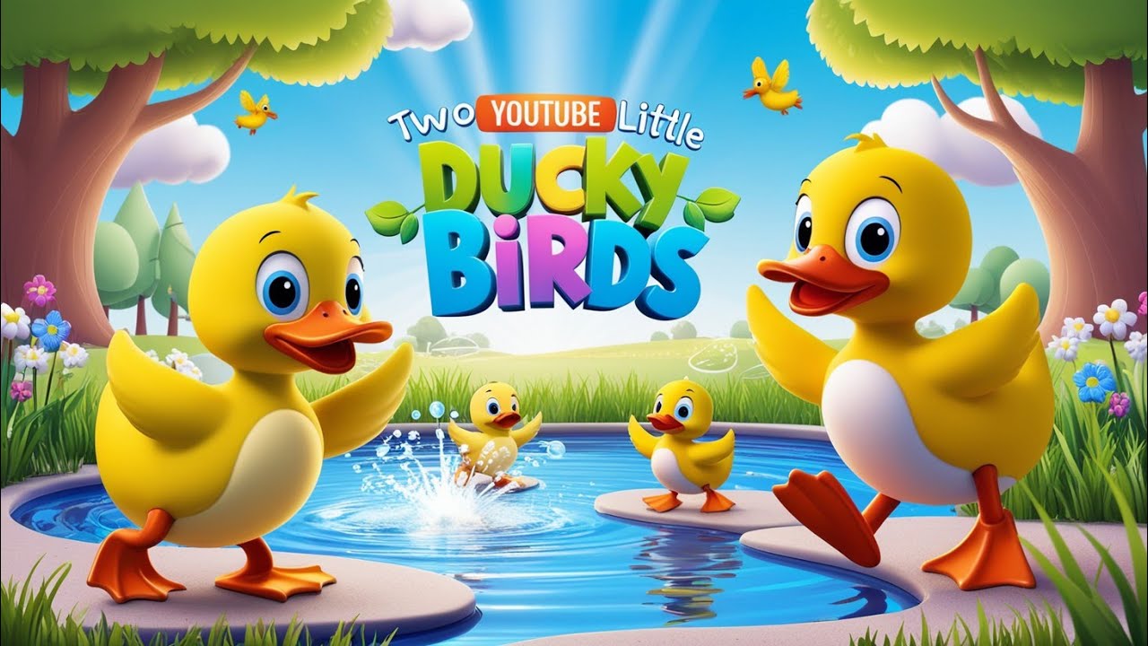 "🎶 Sing Along with Little Ducky Birds! 🦆 The Cutest Kids’ Nursery Rhyme ...