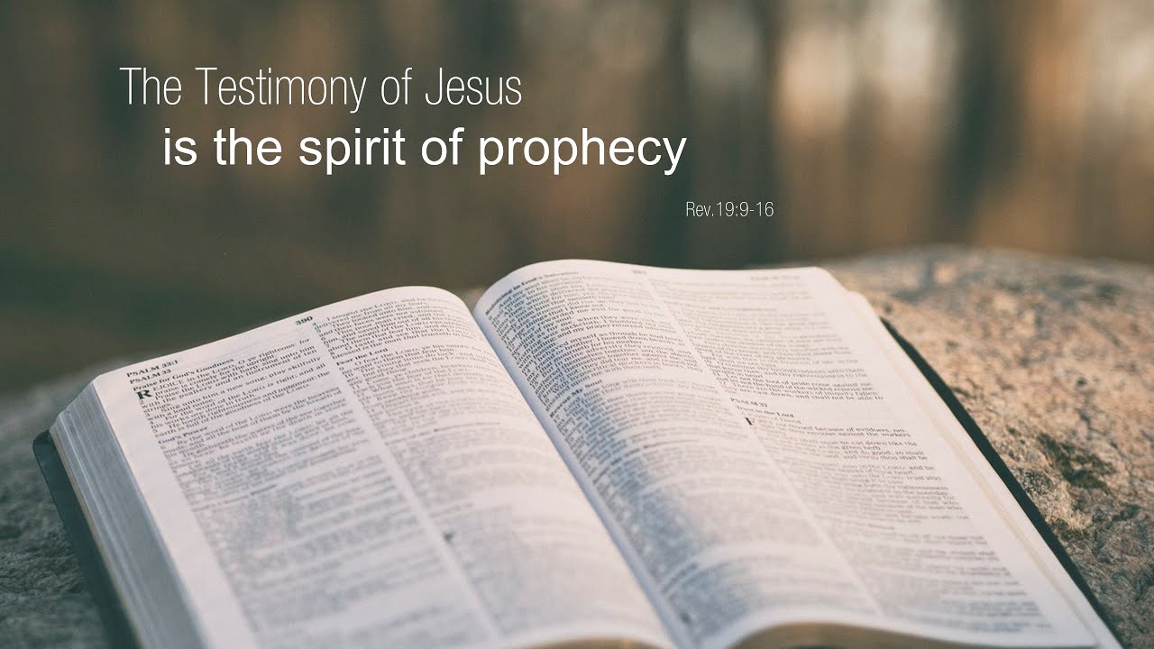 The Testimony of Jesus Is The Spirit of Prophecy | Pastor Stephen Pope ...