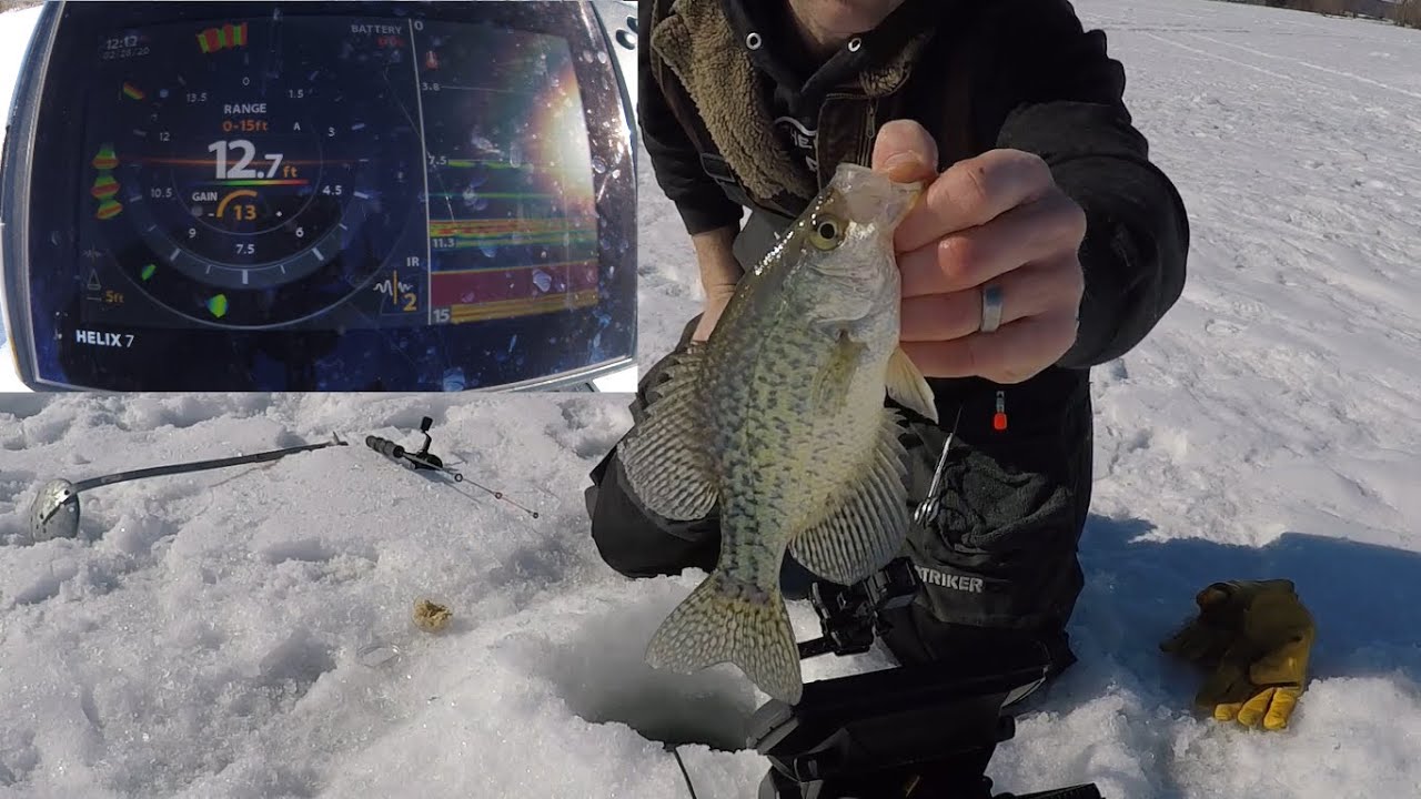Late Ice Crappies 2020 - YouTube