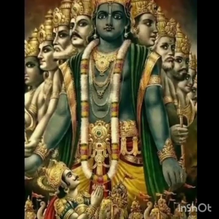 Hari Narayan 🙏🚩 Virat roop lord Krishna in kurukshetra 🚩Jai shree ...