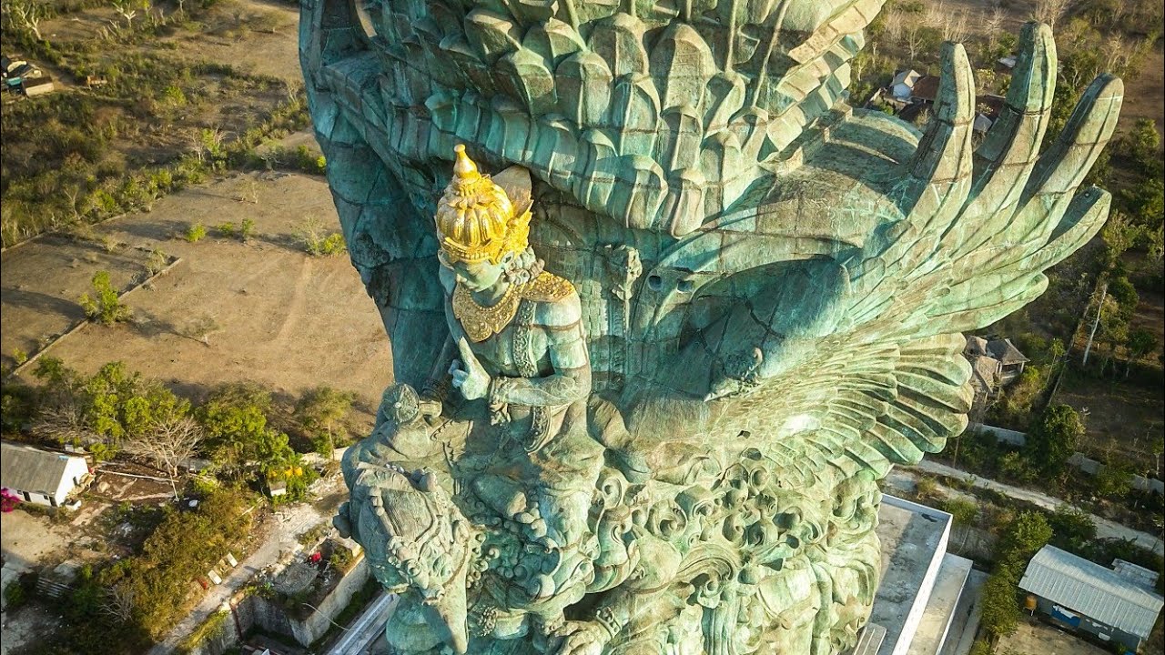 GWK - Garuda Wisnu Kencana Drone View - YouTube