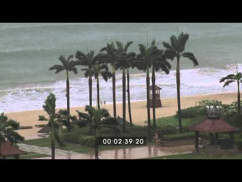 Typhoon Conson, China Extreme Weather Footage Screener HD 1920x1080 30p ...