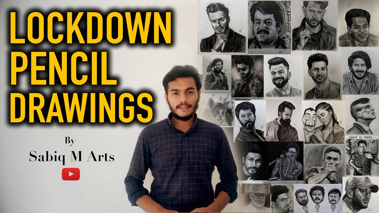 Lockdown Pencil Drawings | Drawing | Sabiq M Arts | pencil drawings ...