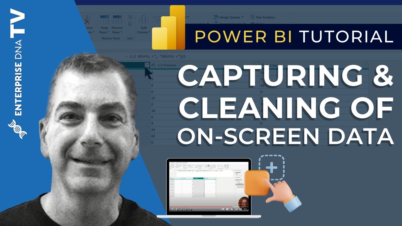 How To Capture and Clean On-Screen Data To Use In Power BI - YouTube