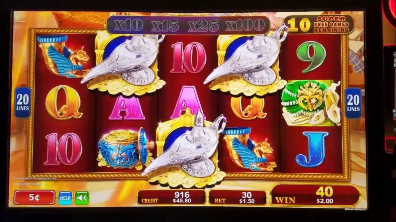 Lamp Of Destiny Slot Machine Bonus Win !! Live Play - YouTube