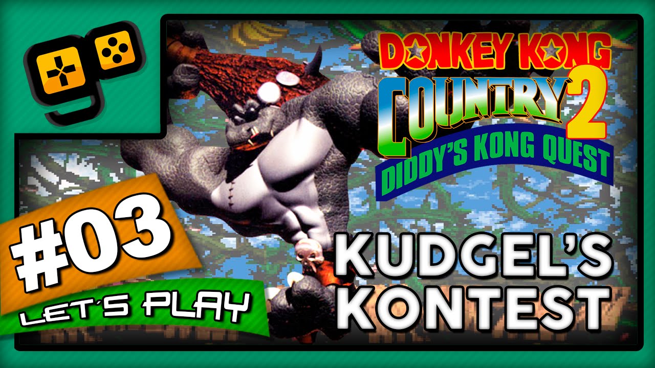 Let's Play: Donkey Kong Country 2 - Parte 3 - Kudgel's Kontest - YouTube